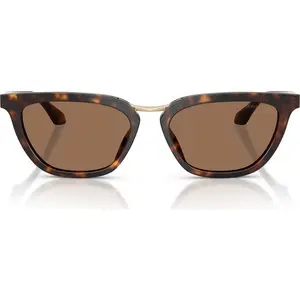 ARMANI Giorgio Butterfly Sunglasses - Havana/dark Brown