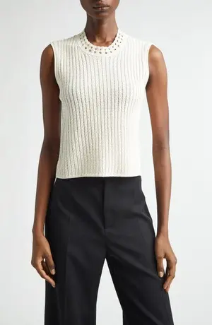 JASON WU Cable Knit Sweater Vest