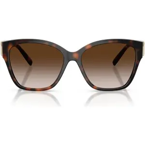 Tiffany & Co. Square Frame Sunglasses - Havana/brown Gradient