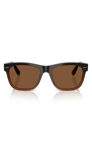 Brunello Cucinelli Polarized Pillow Sunglasses - Light Brown