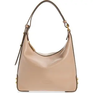TOD'S Mini Metal Dots Leather Shoulder Bag - Ginger Snap