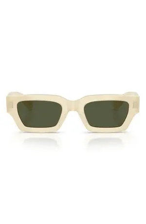 Oliver Spencer Jil Sander Edition 6 Rectangular Sunglasses - Butterscotch