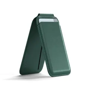 SATECHI Vegan-leather Magnetic Wallet Stand - Forest Green