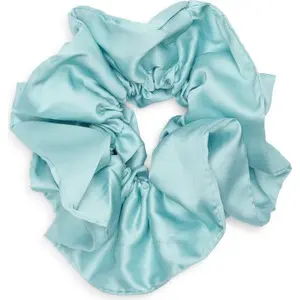 NATASHA Oversize Satin Scrunchie - Mint