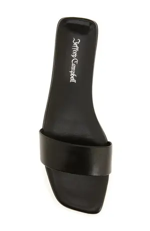 Jeffrey Campbell Vellum Slide Sandal - Black