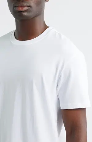 MAVI Solid Cotton Crewneck T-shirt - White