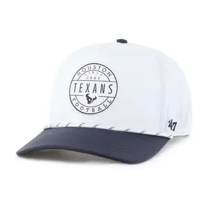 '47 Navy Houston Texans Suburbia Hitch Two-tone Adjustable Hat - White