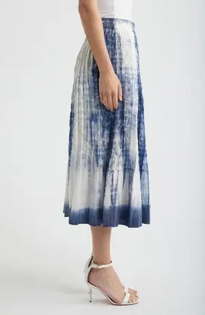 Kobi Halperin Andie Print Silk Maxi Skirt