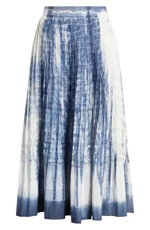 Kobi Halperin Andie Print Silk Maxi Skirt