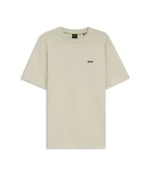 BOSS Cotton-piqué T-shirt With All-over Print