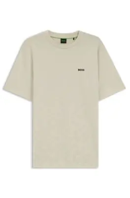 BOSS Cotton-piqué T-shirt With All-over Print