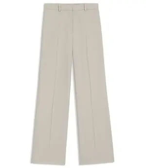 Hugo Regular-fit Wide-leg Stretch Pants - Beige