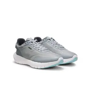 BOSS Running Sneakers With Leather Trims