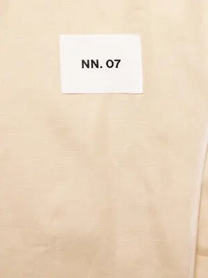 Nn07 Jordin 1454 Double-breasted Linen Suit Jacket