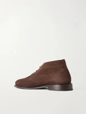 MORJAS Suede Chukka Boots - Brown