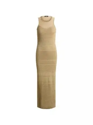 Ralph Lauren Knitted Maxi Dress - Neutrals