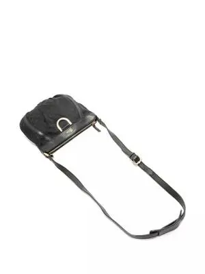 Gucci 2000s Gg Canvas Abbey Shoulder Bag - Black