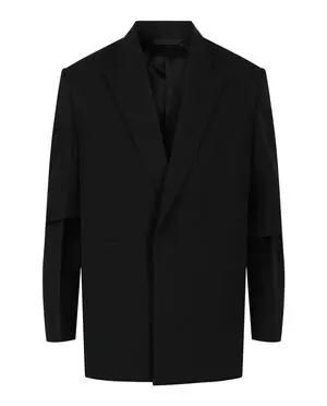 Givenchy Overlapped Lapel Blazer - Black