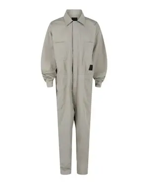 Givenchy Twill Utility Jumpsuit - Stone Grey