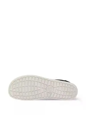 GROUNDIES Suede-panelled Leather Sneakers
