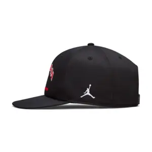 JORDAN Pro Unstructured Flat Bill Cap - Black