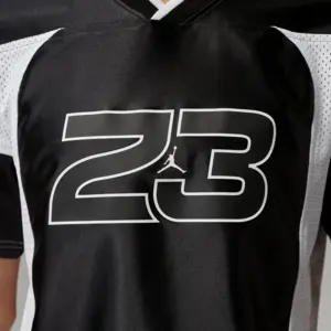 JORDAN Flight Jersey With Mesh Paneling - Black