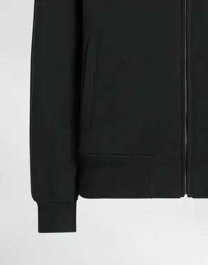 Dolce & Gabbana Jersey Sweatshirt With Heraldic Patch - Black