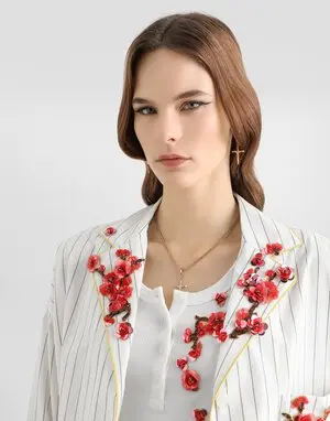 Dolce & Gabbana Striped Poplin Shirt - Multicolor