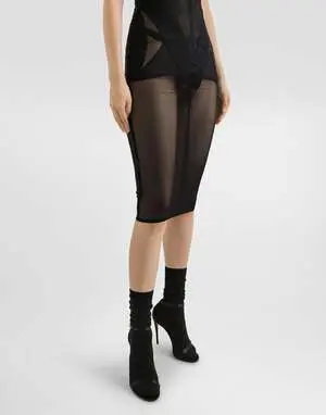 Dolce & Gabbana Light Stretch Tulle Dress