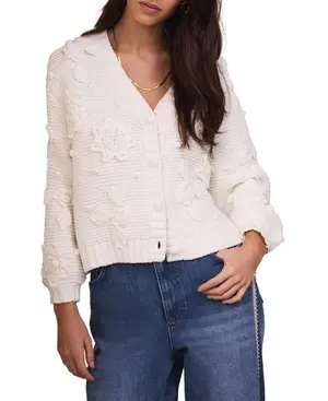 Mint Velvet Applique Flower Cardigan
