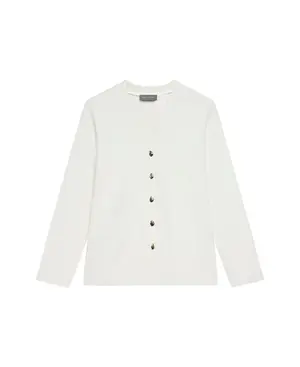 Mint Velvet V-neck Longline Cardigan With Button Detailing