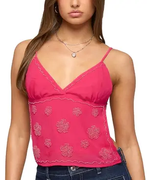 EDIKTED Kazi Floral Bead Top