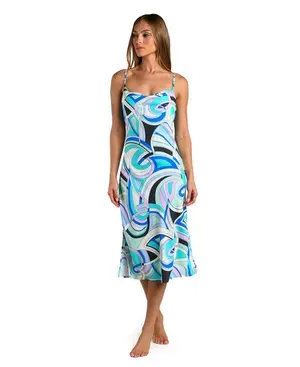 SUNSHINE 79 Studio Swirl Midi Dress Cover Up