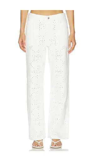 Citizens Of Humanity Lindz Easy Straight Jeans - Blanc