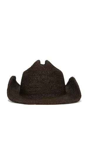 Lack Of Color Raffia Cowboy Hat