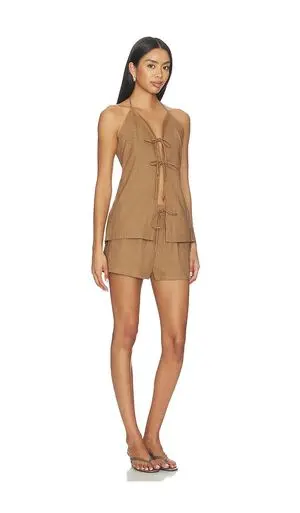 ALL THE WAYS Naomi Short Set - Tan
