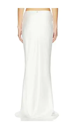 BANANHOT Nona Satin Maxi Skirt