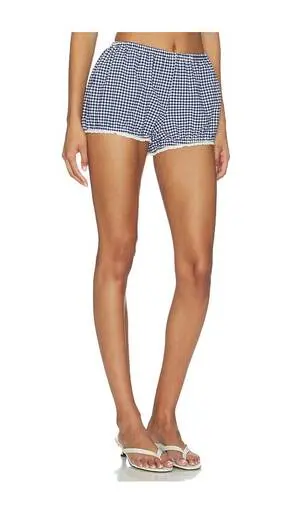 LOVERS AND FRIENDS Ruby Short - Blue Gingham