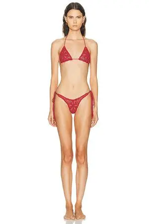 Akoia Swim Surya Bikini Set - Ruby