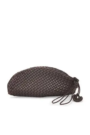Bottega Veneta Small Vongola Clutch - Espresso