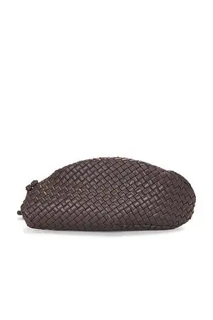 Bottega Veneta Small Vongola Clutch - Espresso