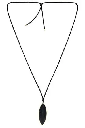 JENNIFER FISHER Dagger Pendant Necklace - Jet