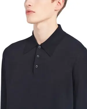 Prada Worsted Wool Polo Shirt