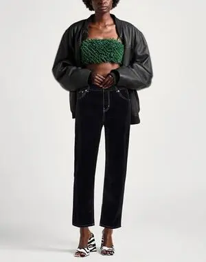 DEPARTMENT 5 Velvet High Waisted Straight Leg Pants