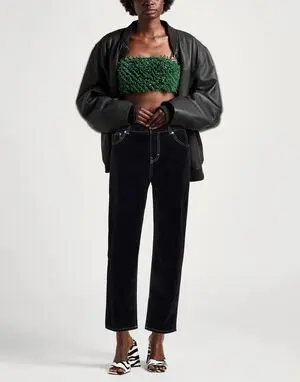 DEPARTMENT 5 Velvet High Waisted Straight Leg Pants