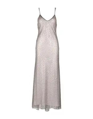 SEMICOUTURE Maxi Dress In Tulle With Sequins And Beads