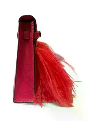 Hermès Kelly Elan Folie Ostrich-feather Shoulder Bag