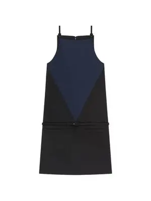 COURREGES Buckle-detail Mini Dress - Black