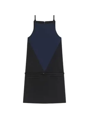 COURREGES Buckle-detail Mini Dress - Black