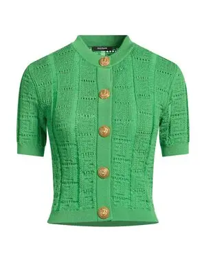 Balmain Crochet Knit Cardigan